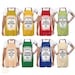 Condiment Apron Group Holiday Costume for Teacher Office Holiday ...