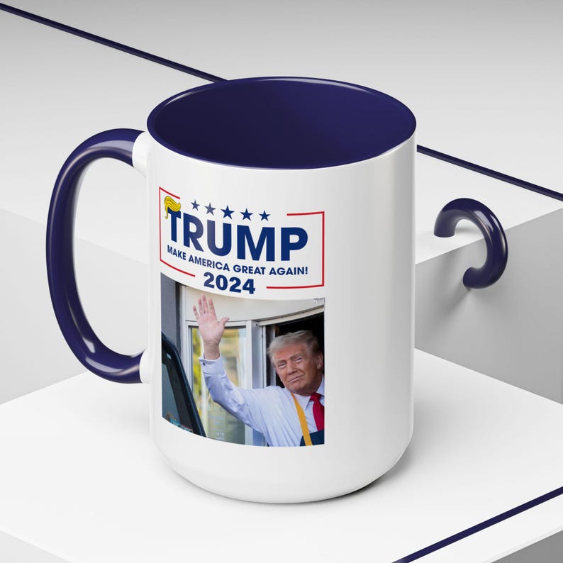 Trump Mcdonalds Mug MAGA 2024 Donald Trump Coffee Mug US Elections 2024 ...