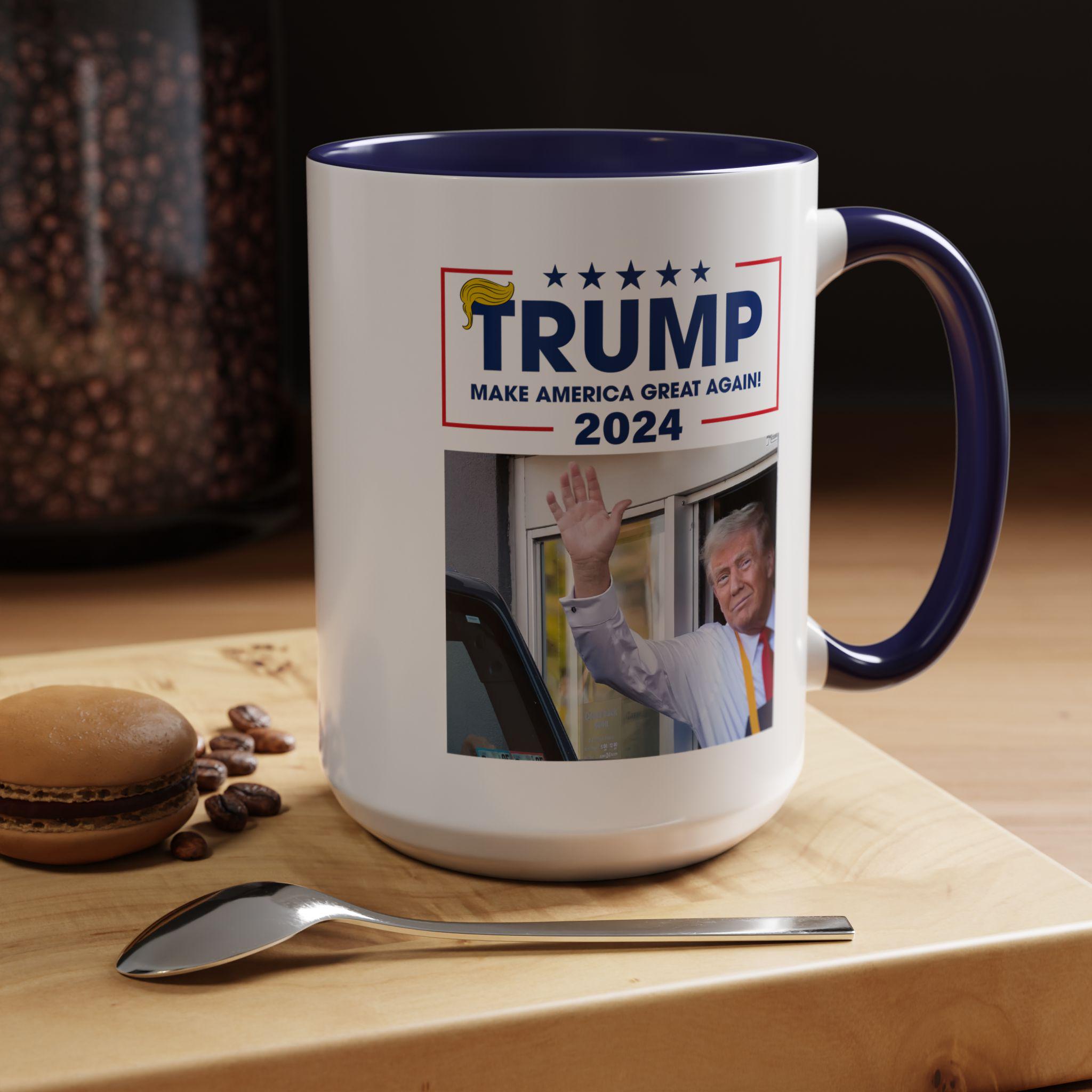 Trump Mcdonalds Mug MAGA 2024 Donald Trump Coffee Mug US Elections 2024 ...
