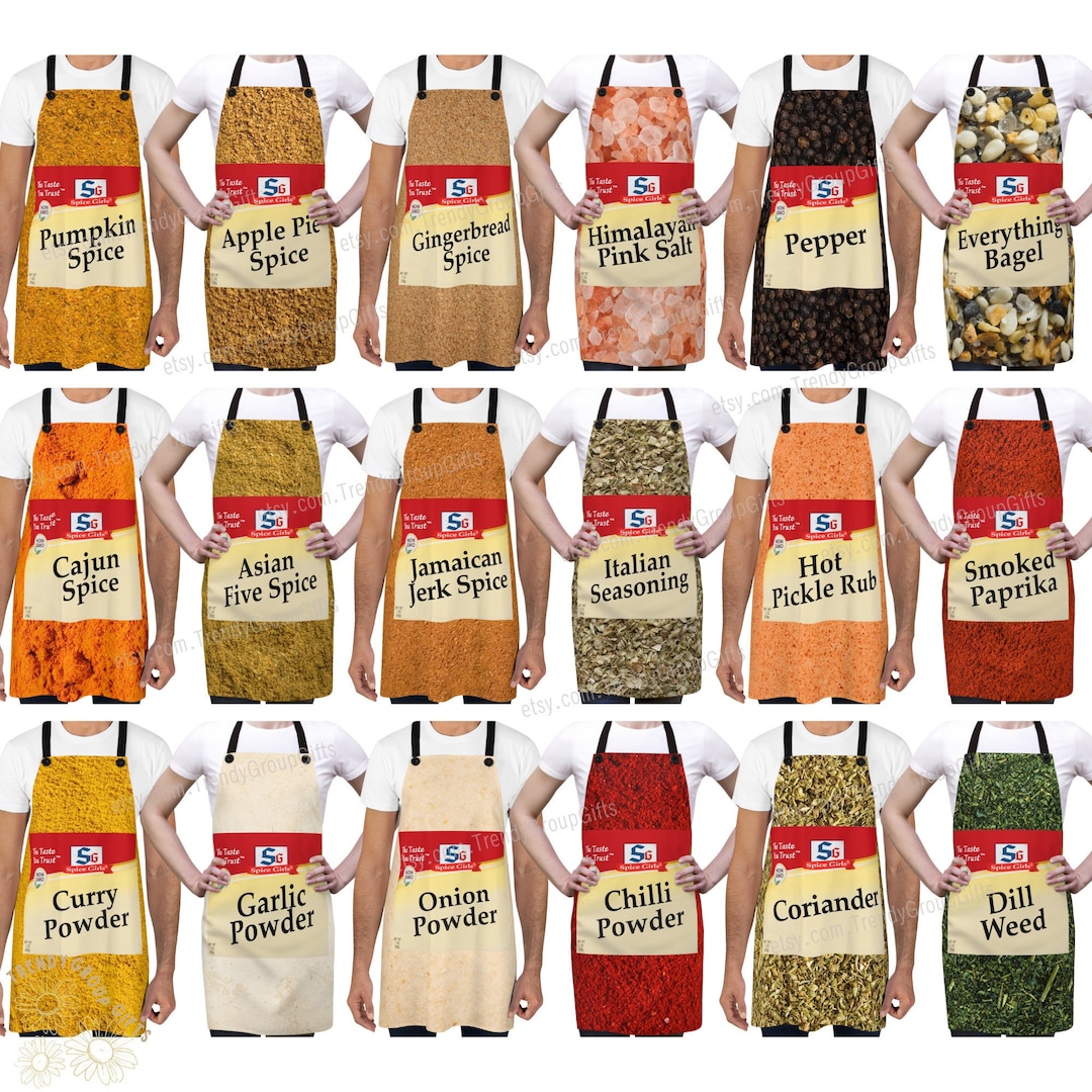 Spice Apron Group Holiday Costume for Teacher Office Holiday Spice ...