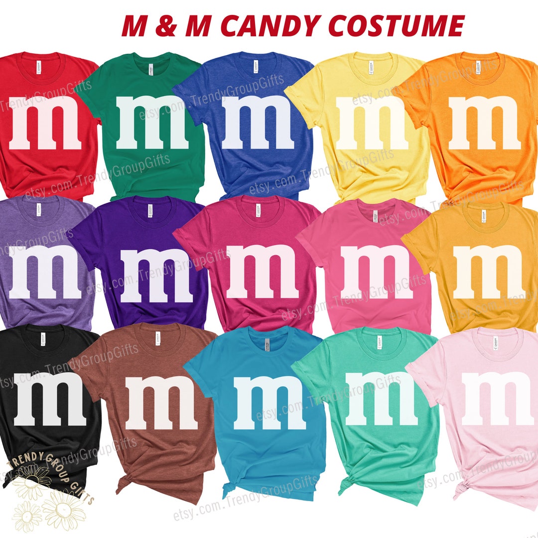 Group MM Shirt Halloween Candy Halloween Costumes M and M Candy Shirt a ...