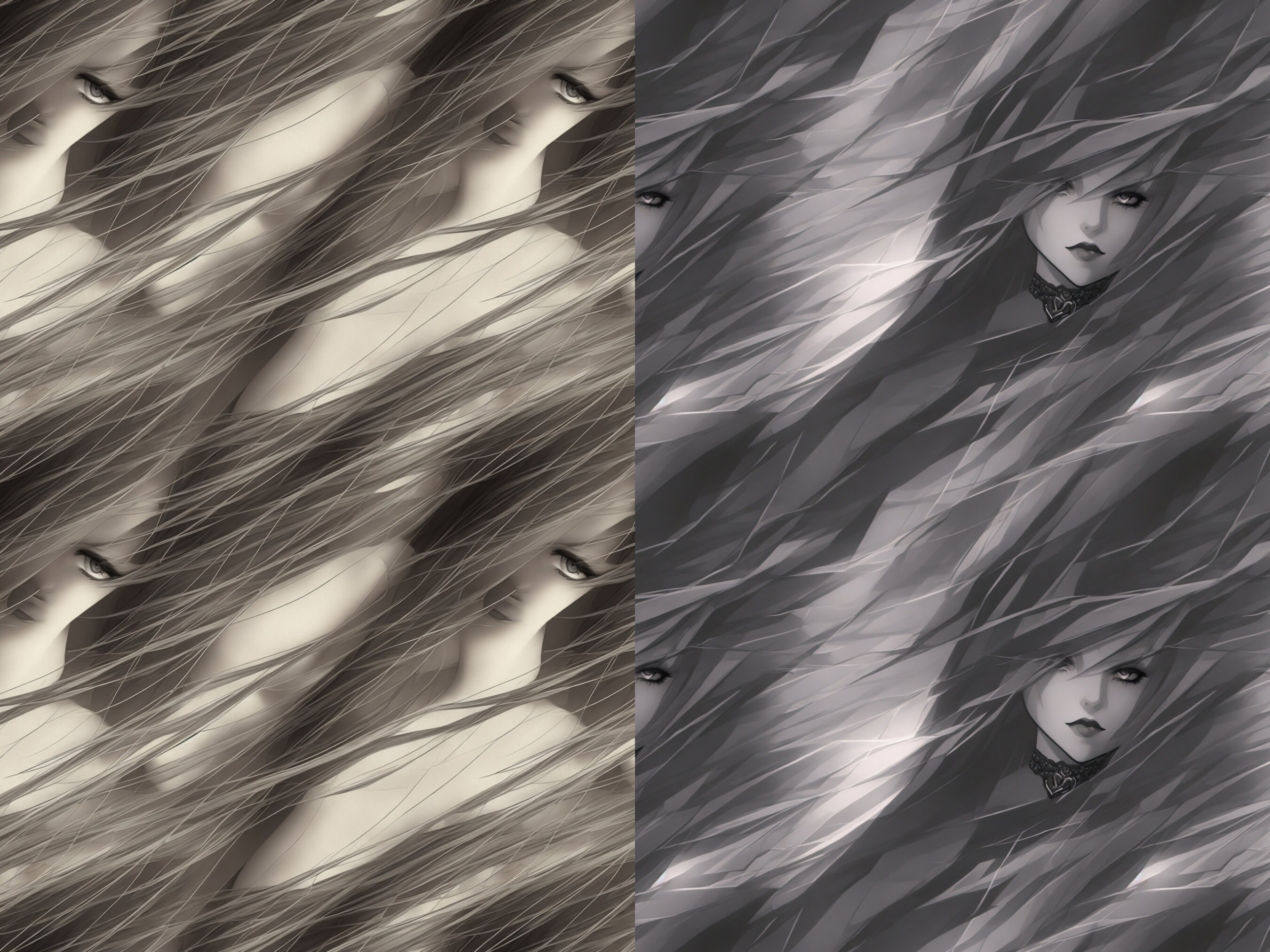 Gothic Seamless Digital Paper PNG and SVG 12x12 Dark Pattern for ...