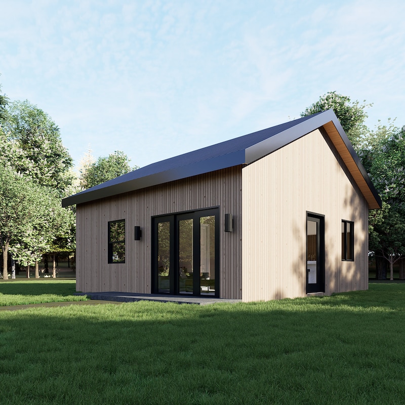 24x24 House Plan - Etsy