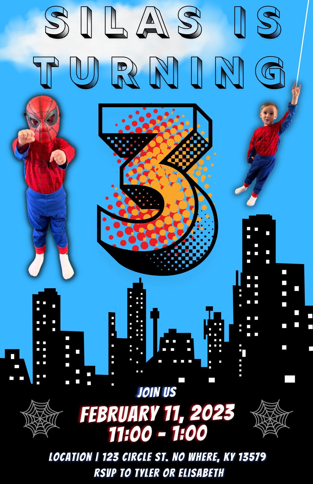 Custom Photo Birthday Invitation - Etsy