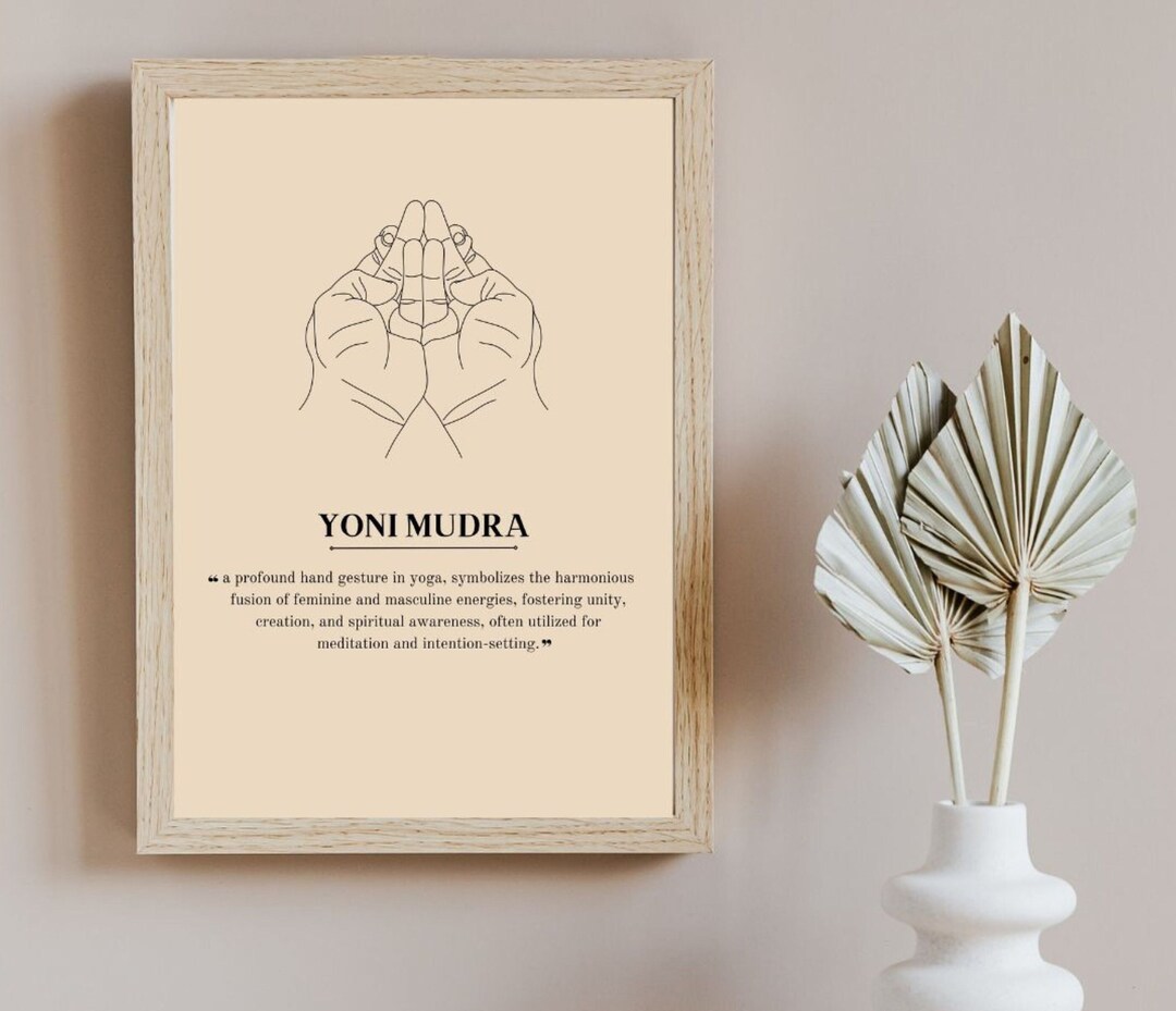 Printable Mudra Wall Art Mind-body Connection Through Hand Gestures ...