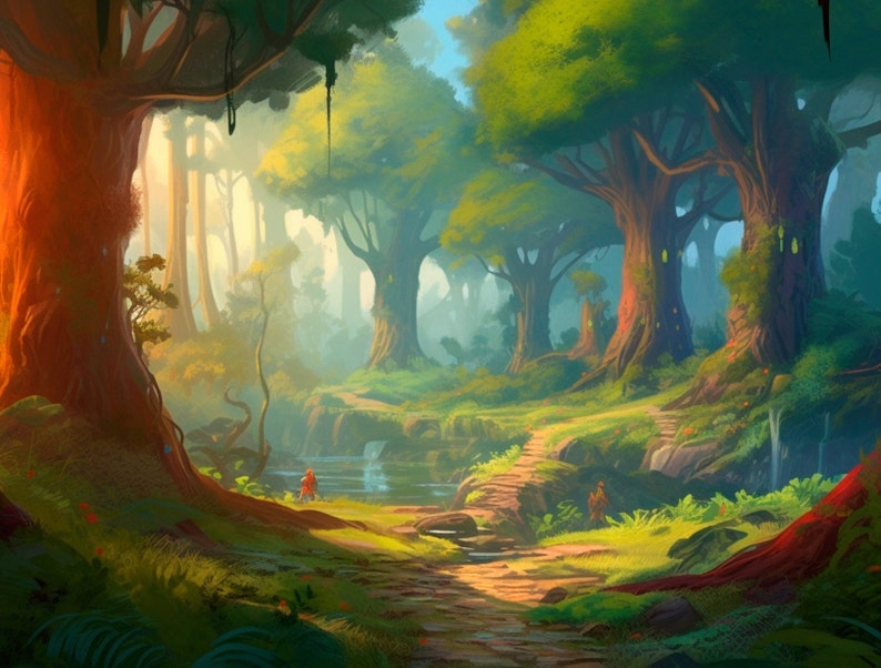 Elwynn Forest Digital Art Inspired by World of Warcraft download Only ...