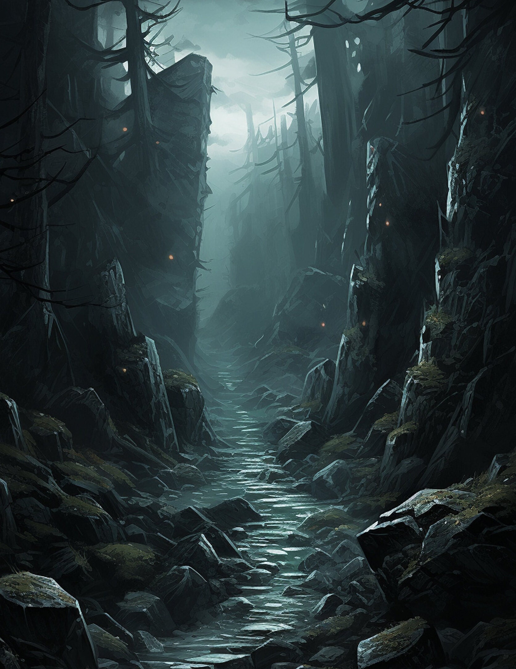 Deadwind Pass Art | Karazhan | Creepy Forgotten Path Through Haunted ...