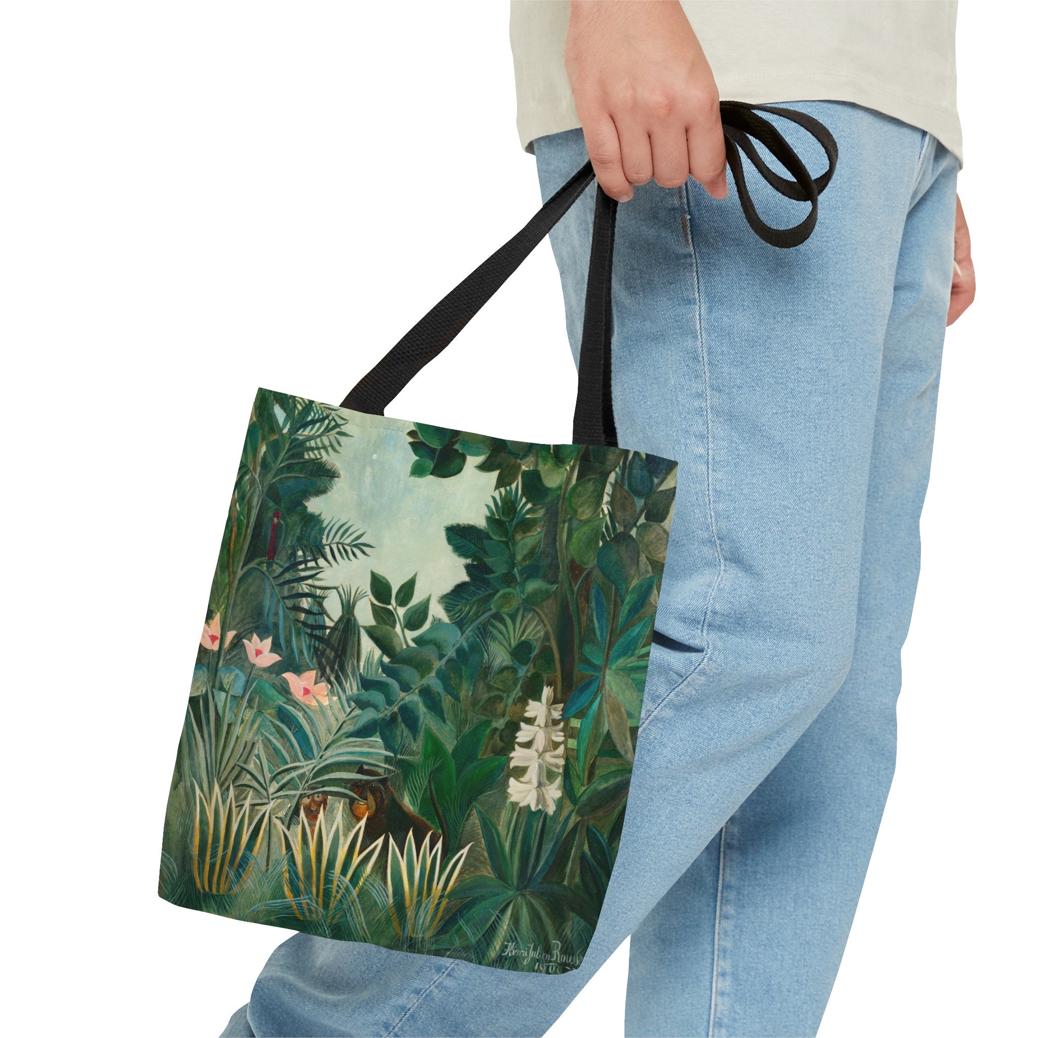 Henri Rousseau's the Equatorial Jungle 1909 Tote Bag ,vintage Fine Art ...