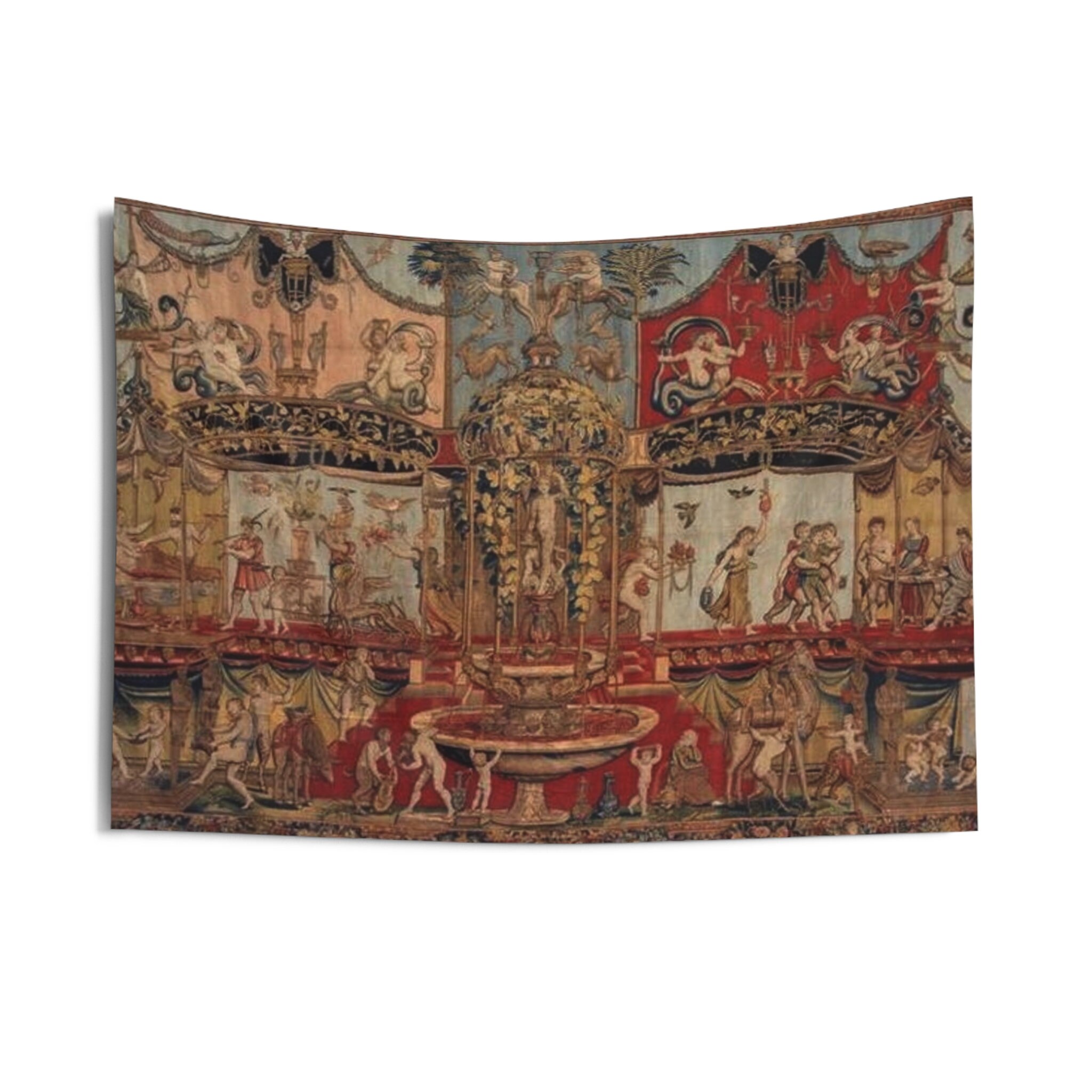 Triumphs of the Gods Triumph of Bacchus 1570s by Giovanni Da Udine ...