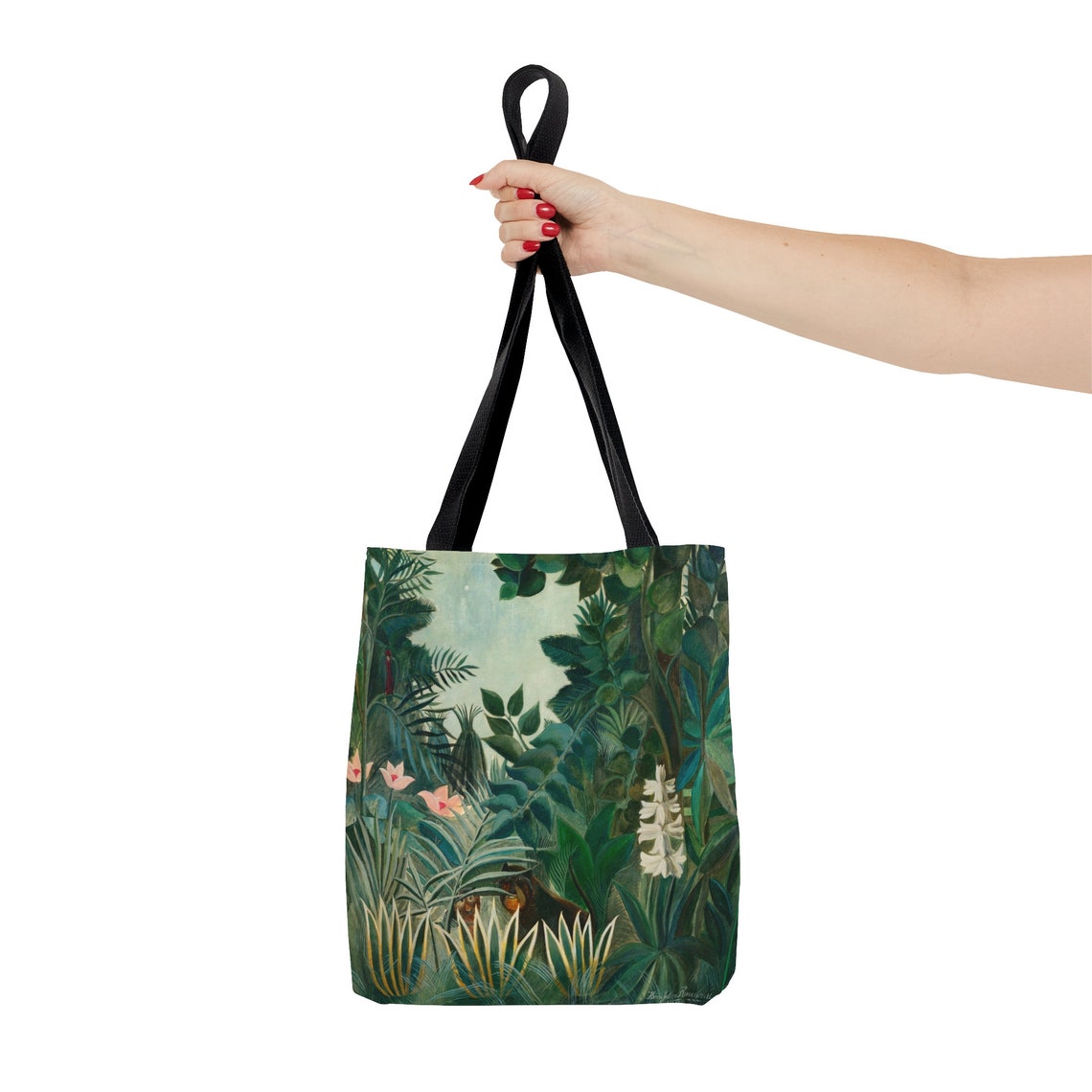 Henri Rousseau's the Equatorial Jungle 1909 Tote Bag ,vintage Fine Art ...