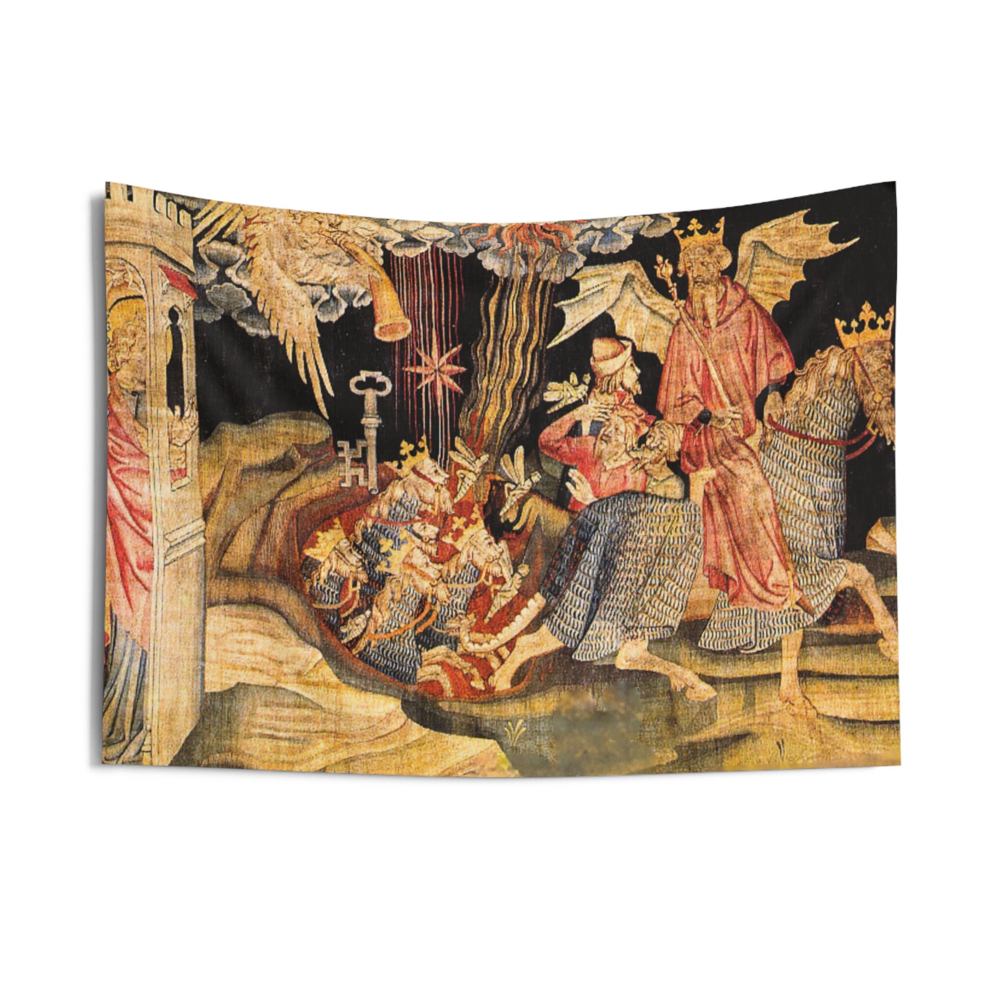 Tapestry of the Apocalypse No. 24, Fifth Trumpet the Locusts, Indoor ...