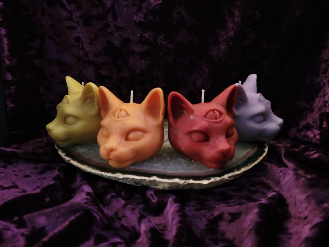 Cat Head Candles - Etsy