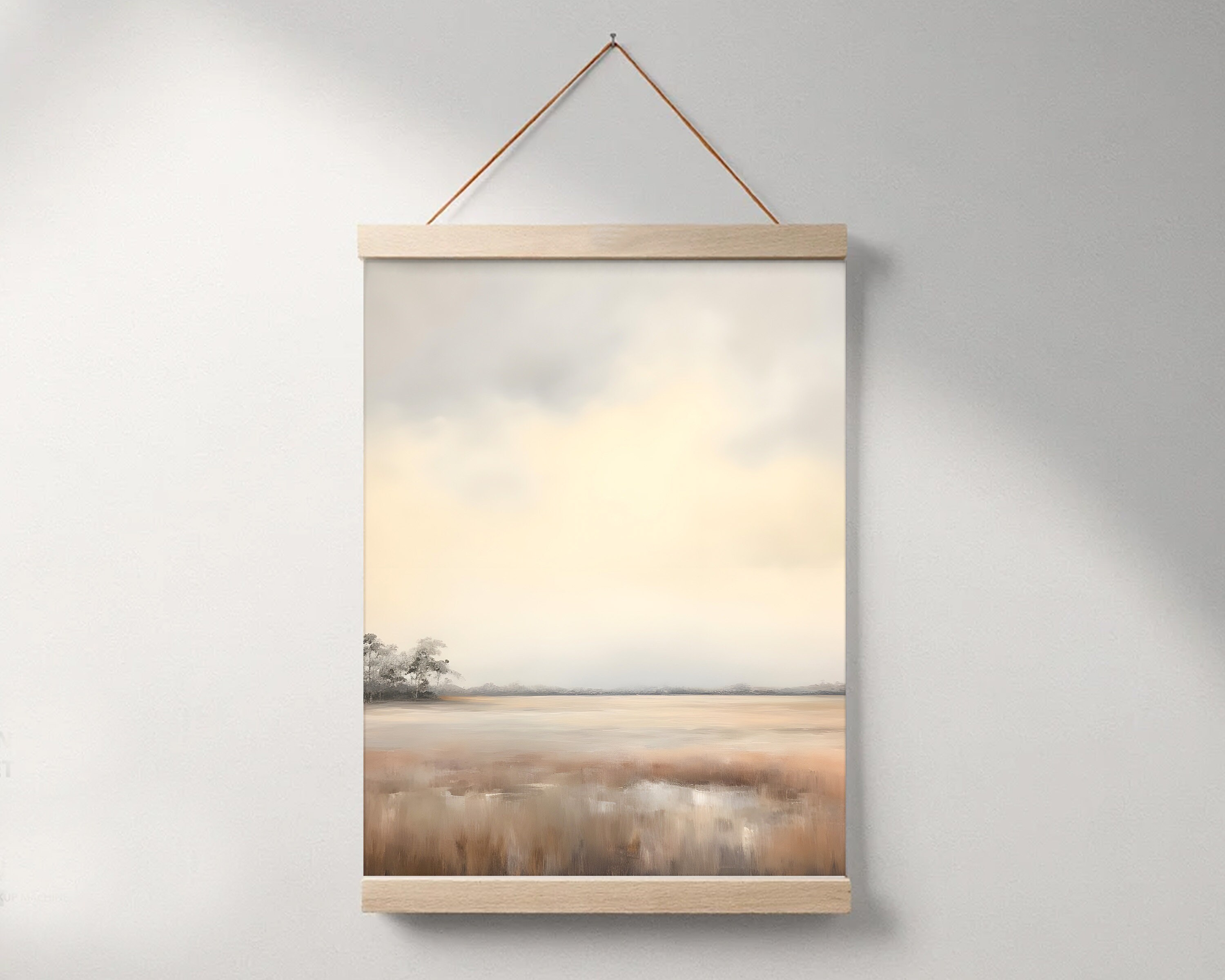 Vintage Landscape Poster, Rustic Farmhouse Decor, Warm Vintage Print ...