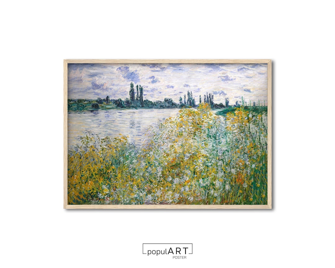 Claude Monet Poster, Spring Poster, Impressionist Painting, Eclectic ...