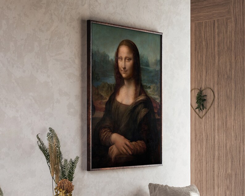 Leonardo Da Vinci "mona Lisa" Art Print, Oil Painting Poster ...