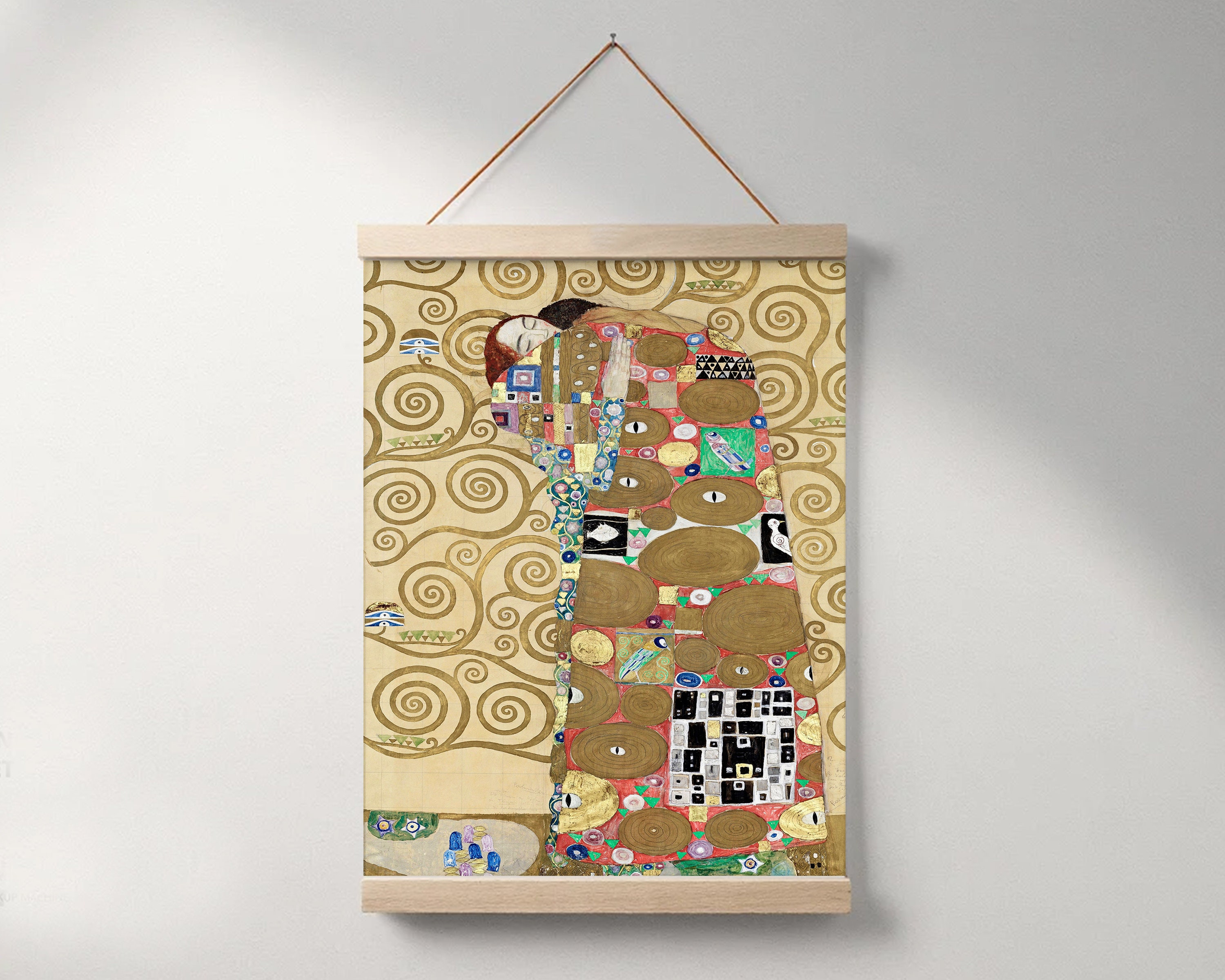 Gustav Klimt Poster, Love Poster, Art Nouveau, Famous Artist Art ...