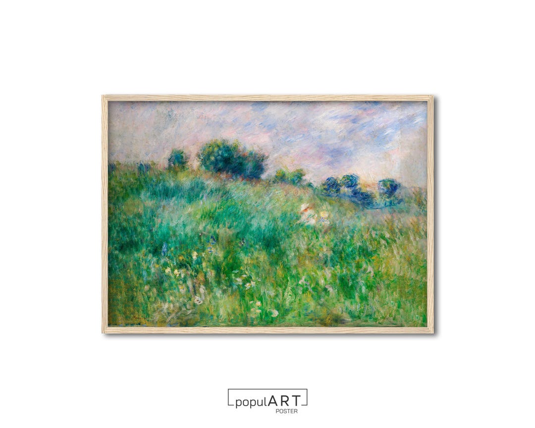 Auguste Renoir Poster, Spring Poster, Impressionist Painting, Eclectic ...
