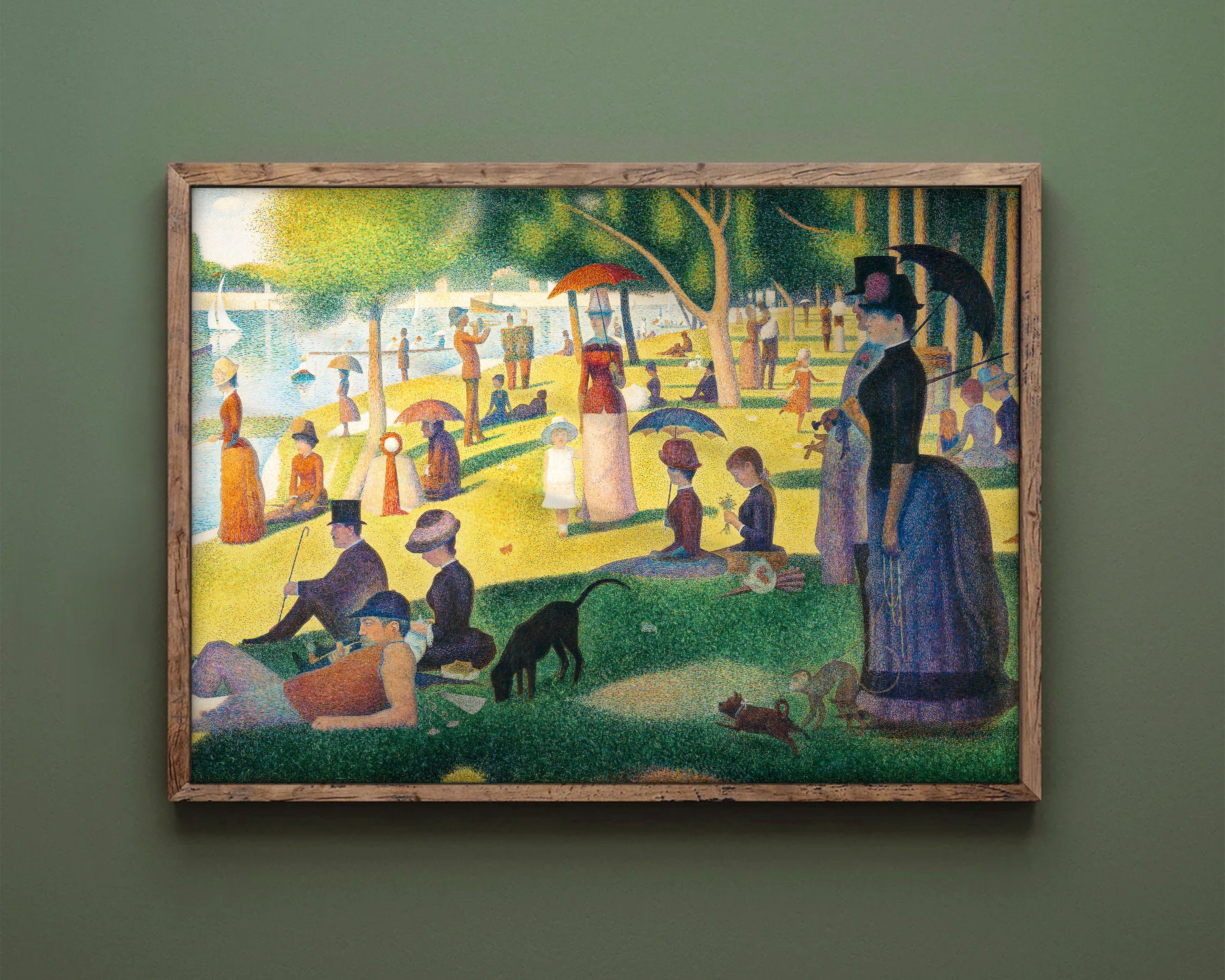 Georges Seurat a Sunday on La Grande Jatte Poster, Modern Art ...