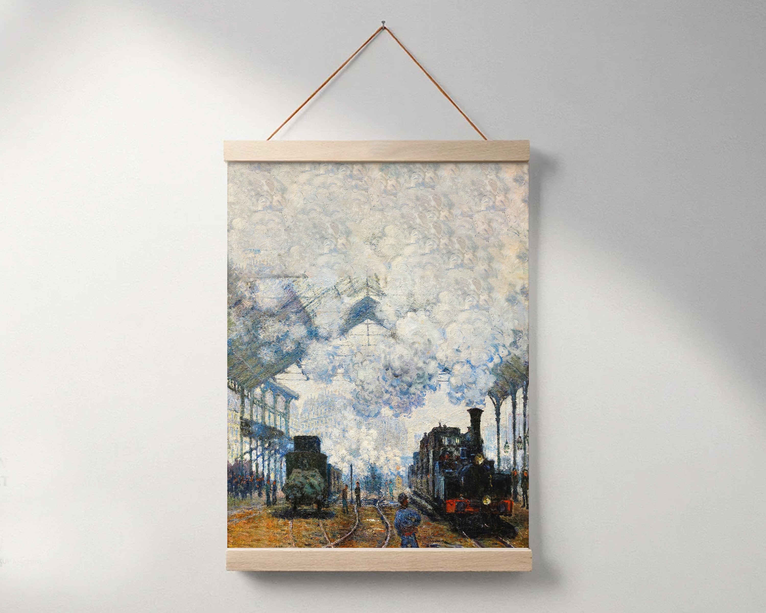 Claude Monet "arrival of a Train" Art Print, Impressionist Oil Painting ...