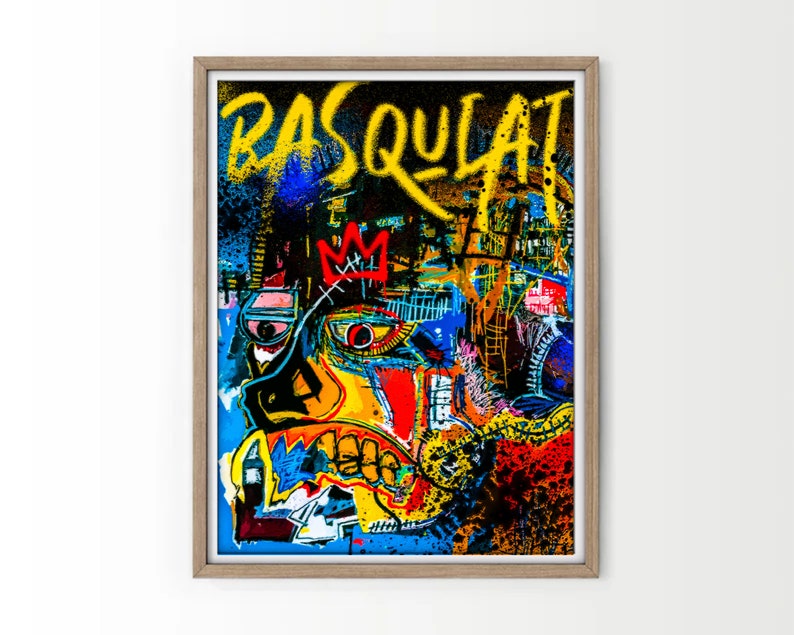 Jean Michel Basquiat, Basquiat Print, Street Art, Exhibition Poster ...
