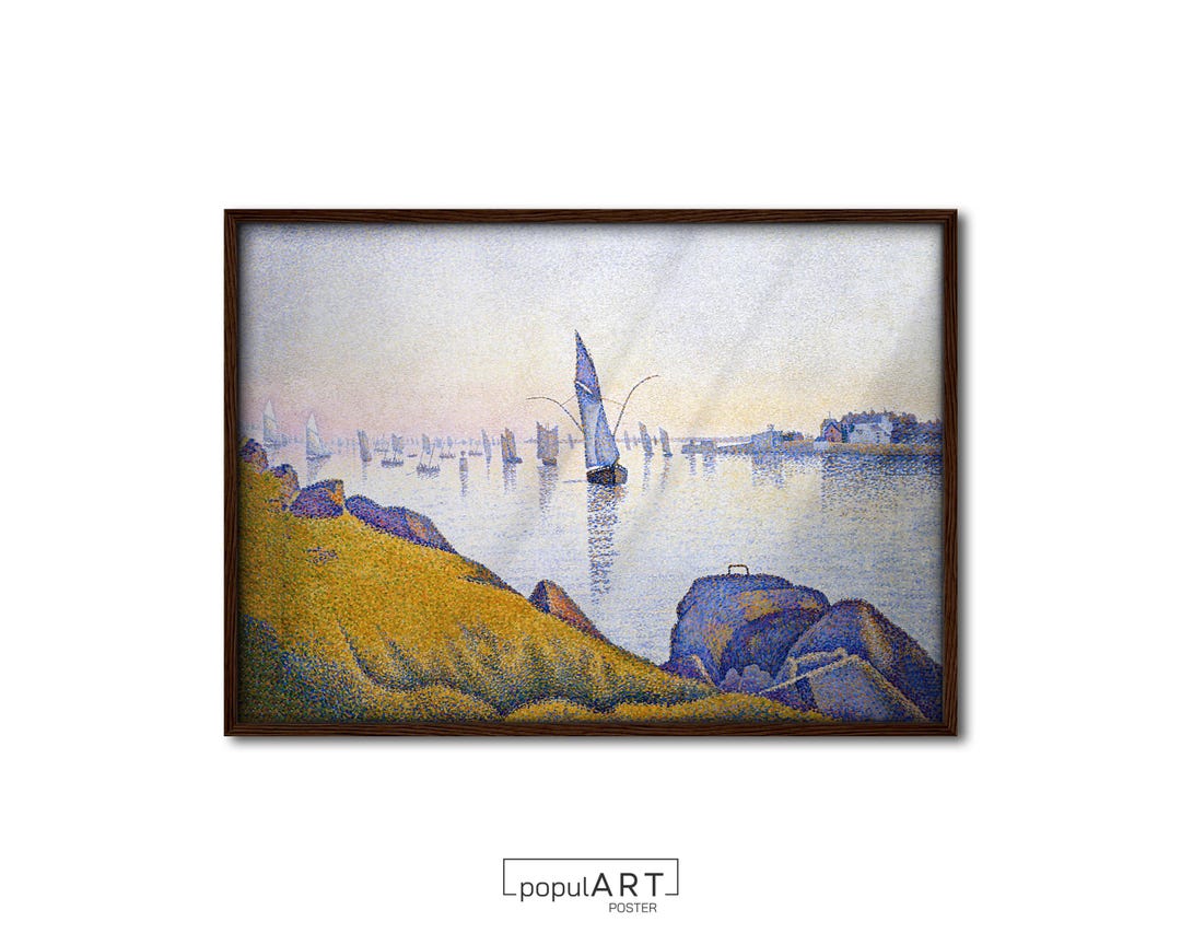 Paul Signac "evening Calm" Art Print, Impressionist Painting ...