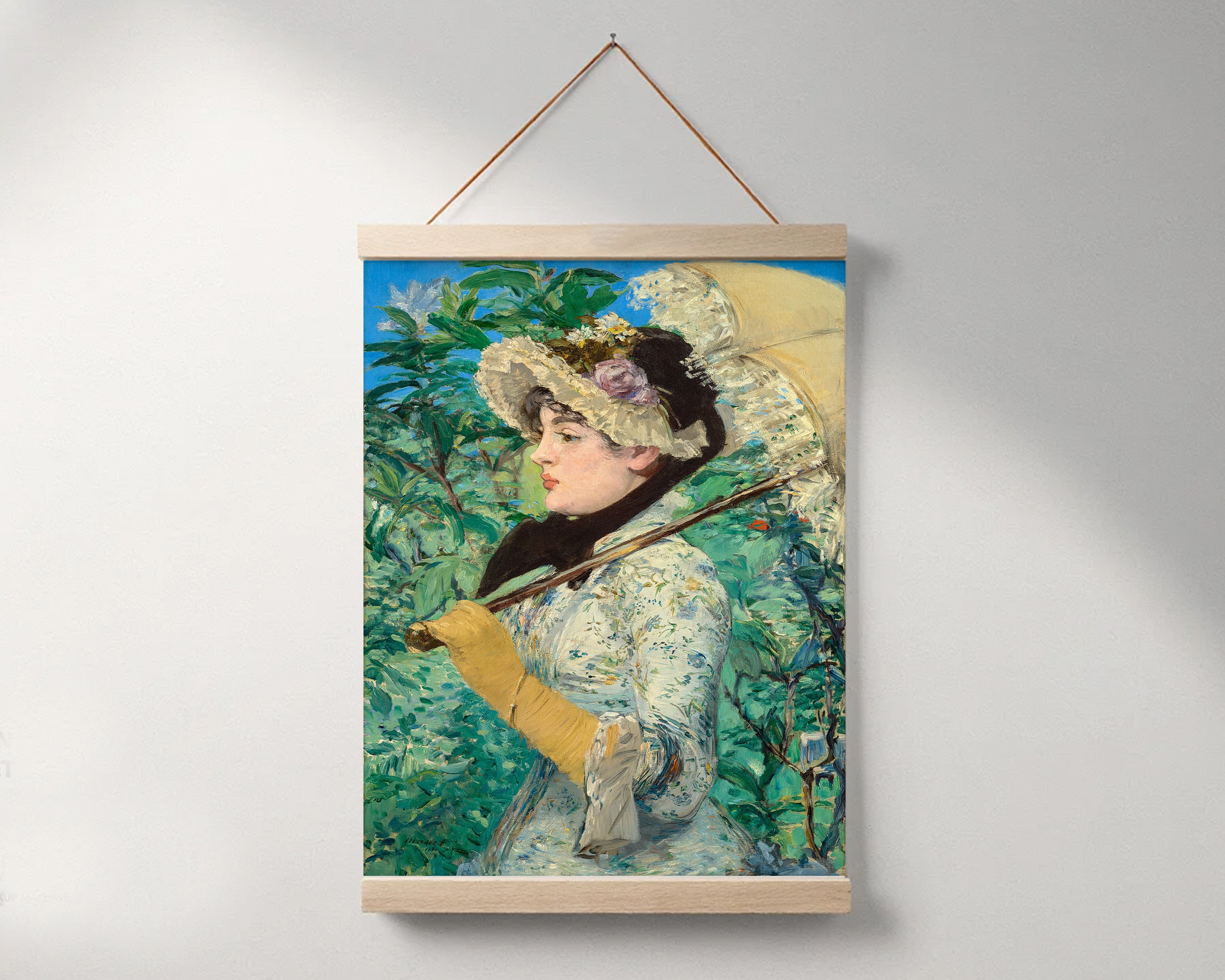 Edouard Manet le Printemps Art Poster, Woman Portrait Print ...