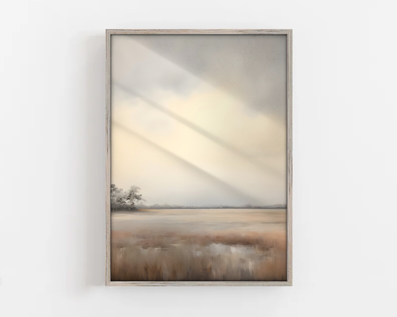 Vintage Landscape Poster, Rustic Farmhouse Decor, Warm Vintage Print ...