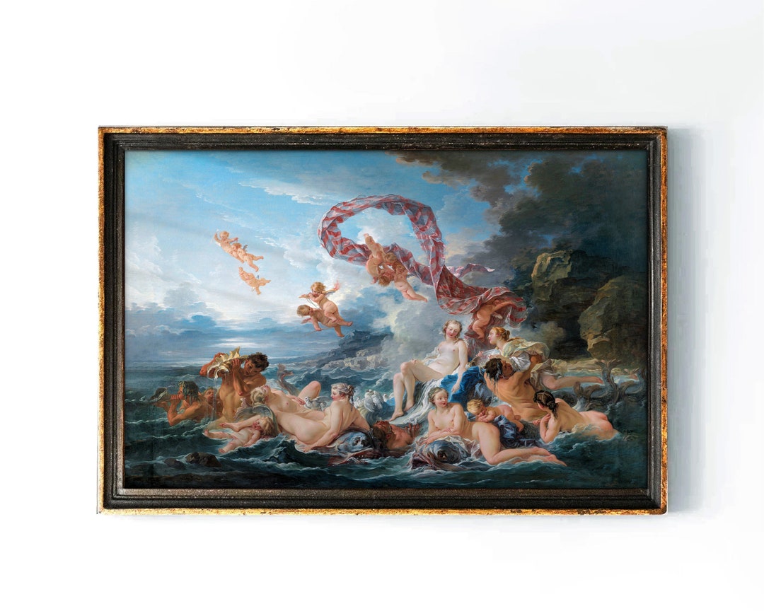 Franccois Boucher the Triumph of Venus Art Print, Renaissance Painting ...