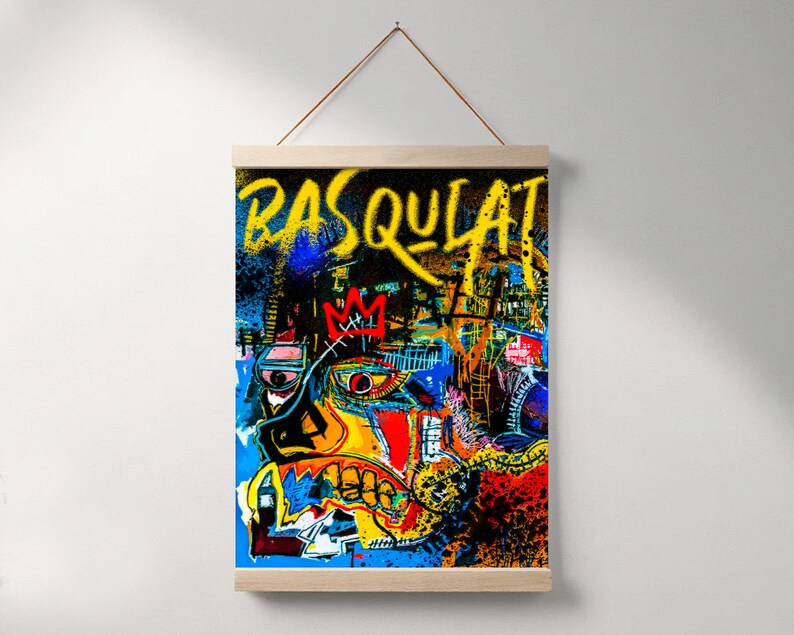Jean Michel Basquiat, Basquiat Print, Street Art, Exhibition Poster ...