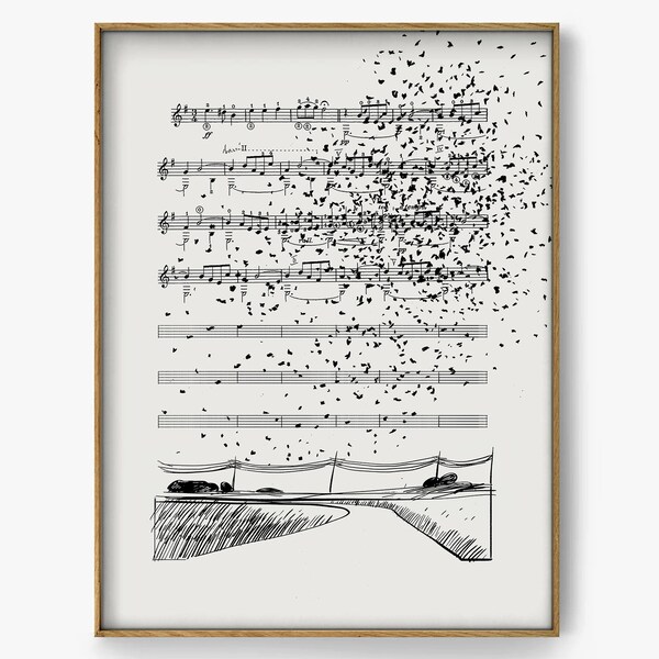 Music Note Poster - Etsy