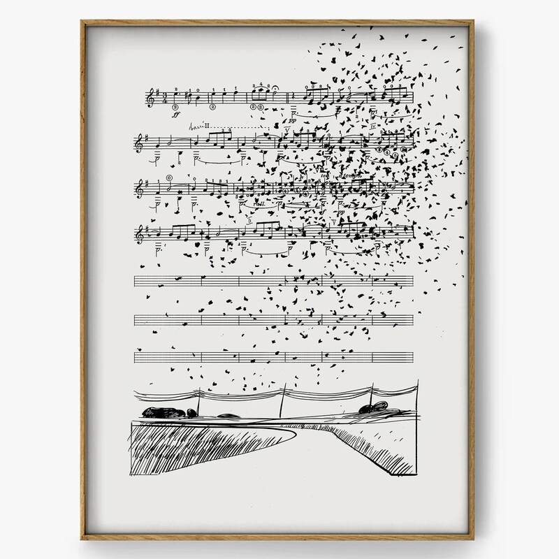 Music Note Poster - Etsy