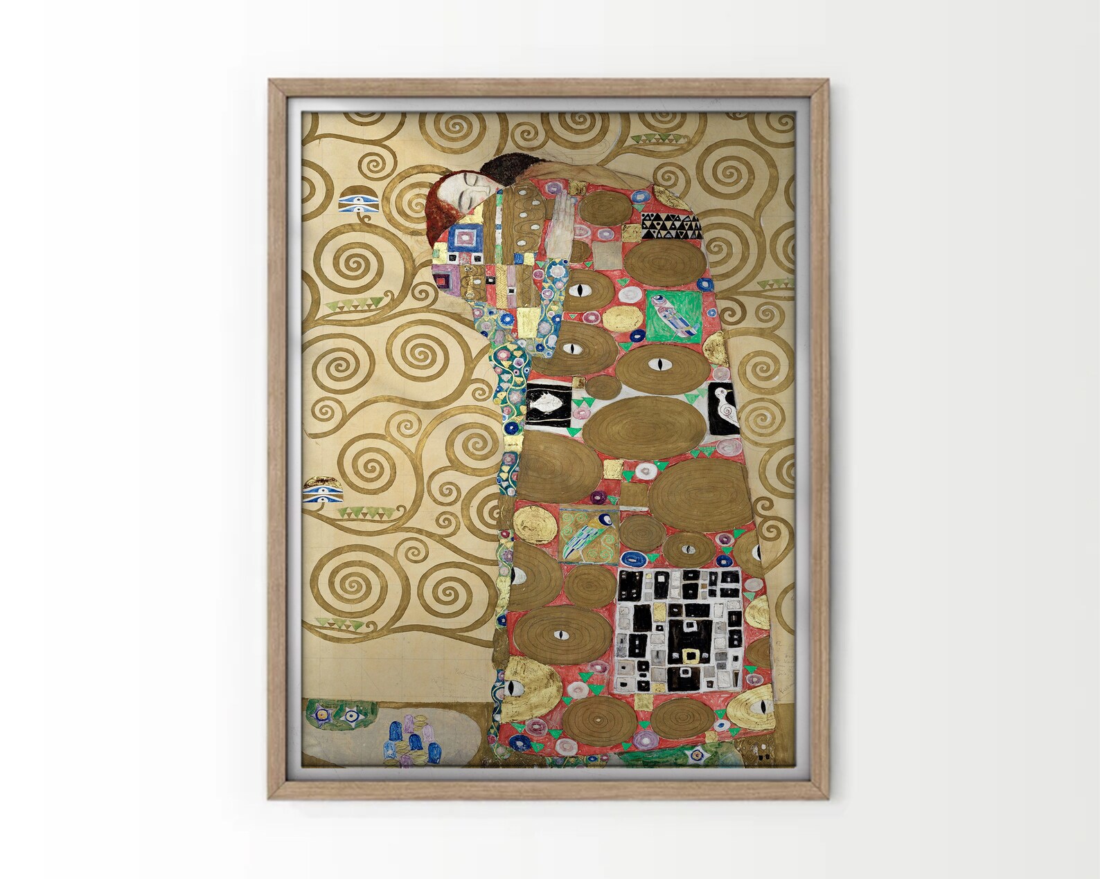 Gustav Klimt Poster, Love Poster, Art Nouveau, Famous Artist Art ...