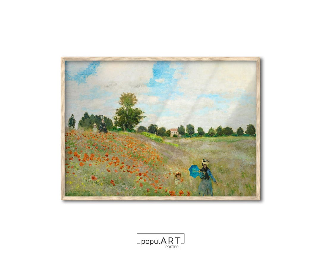 Pierre Auguste Poster, Modern Oil Painting Print, Vintage Spring Poster ...