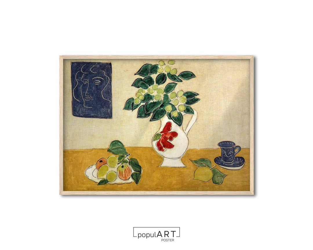 Matisse Horizontal Print, Kitchen Wall Art, Modern Kitchen Art ...