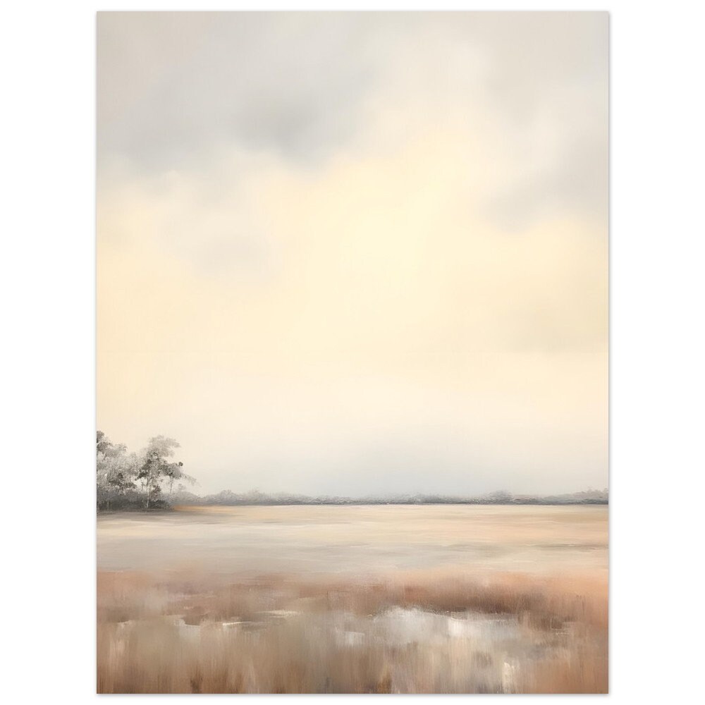 Vintage Landscape Poster, Rustic Farmhouse Decor, Warm Vintage Print ...