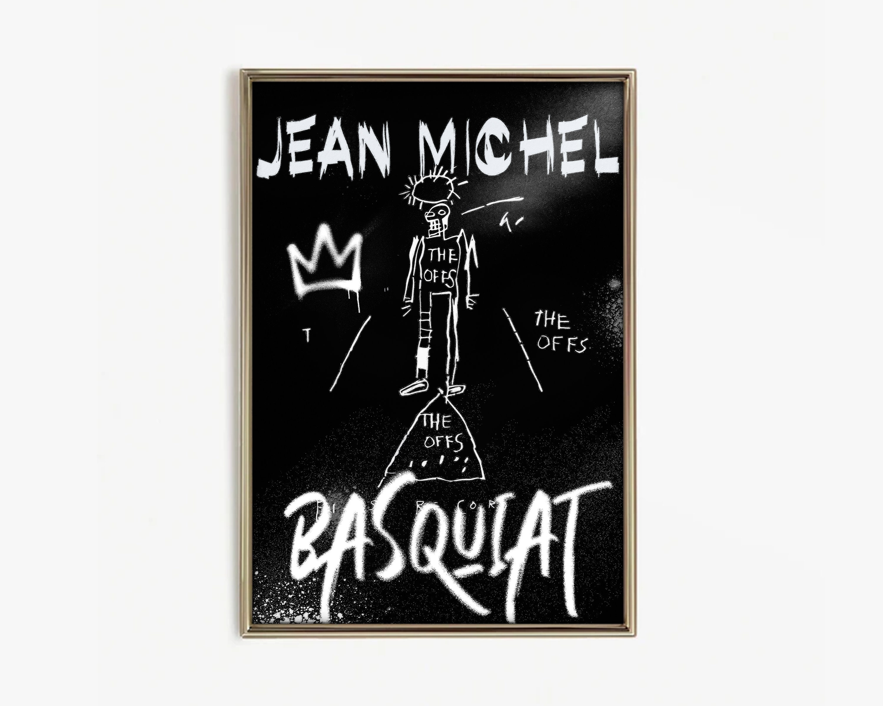 Basquiat Print Pop Art Poster Banksy Style Street Art - Etsy