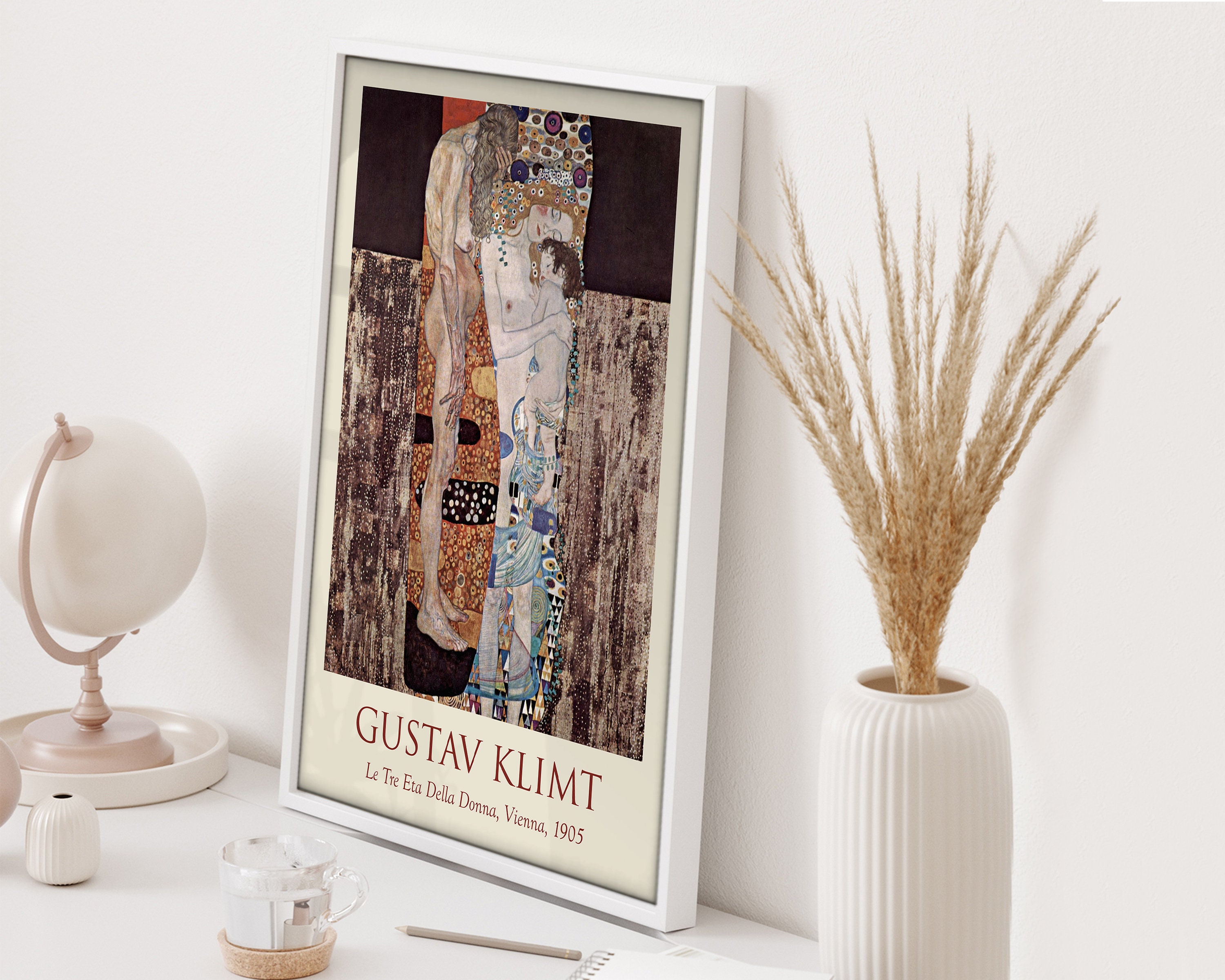 Gustav Klimt Poster, Exhibition Poster, Famous Painting, Fine Art Print ...