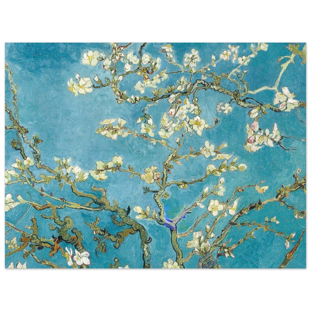 Vincent Van Gogh Almond Blossom Poster, Exhibition Art Print, Fine Art ...