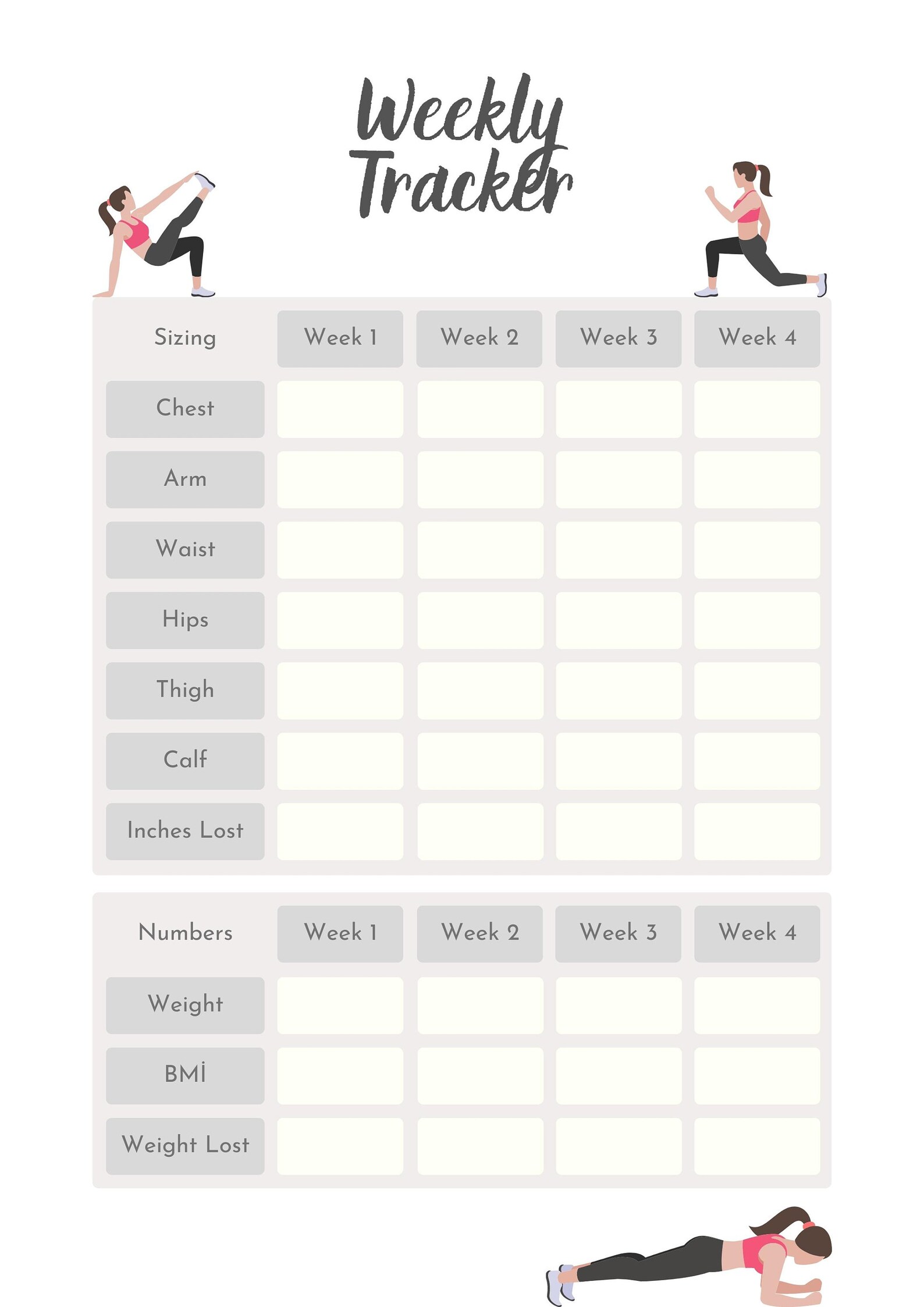 Fitness Diet & Health Planner Inserts Bundleprintable Health - Etsy