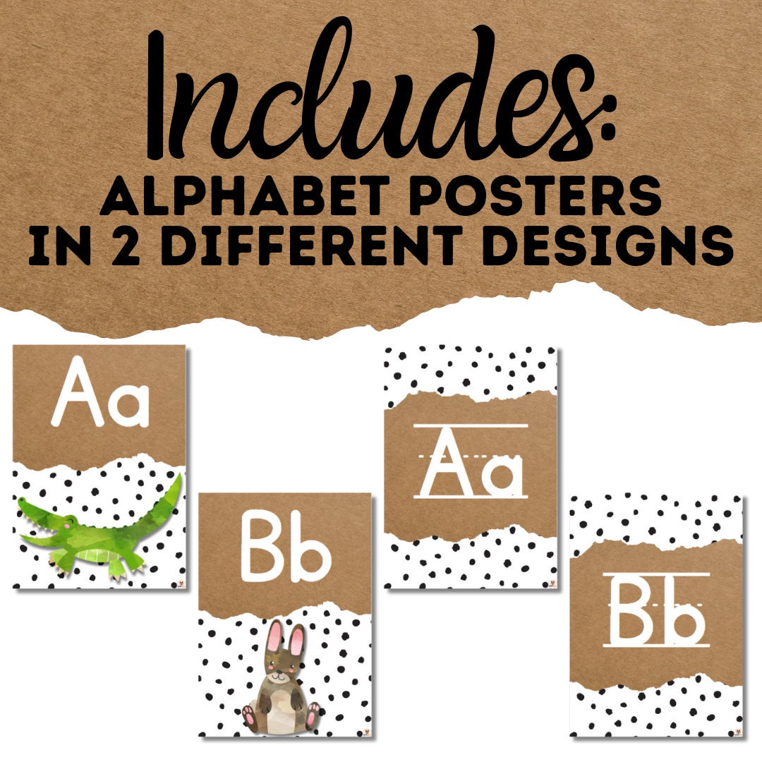 Dotted Boho Classroom Decor - Etsy