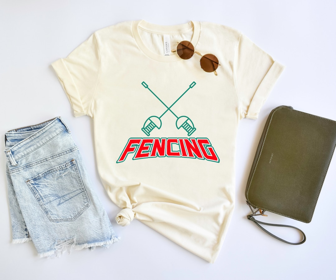 Fencing Sport Shirt, Combat Hobby Sport Tshirt, American Fencing, Hobby ...