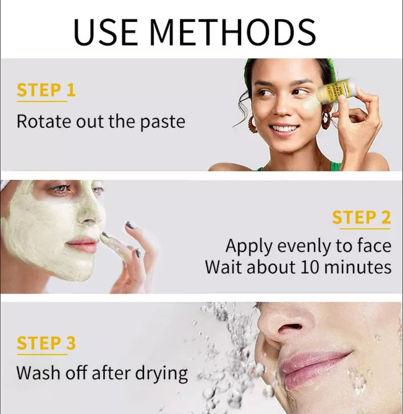 BACHERI Turmeric Clay Mud Mask Stick 40g - Etsy