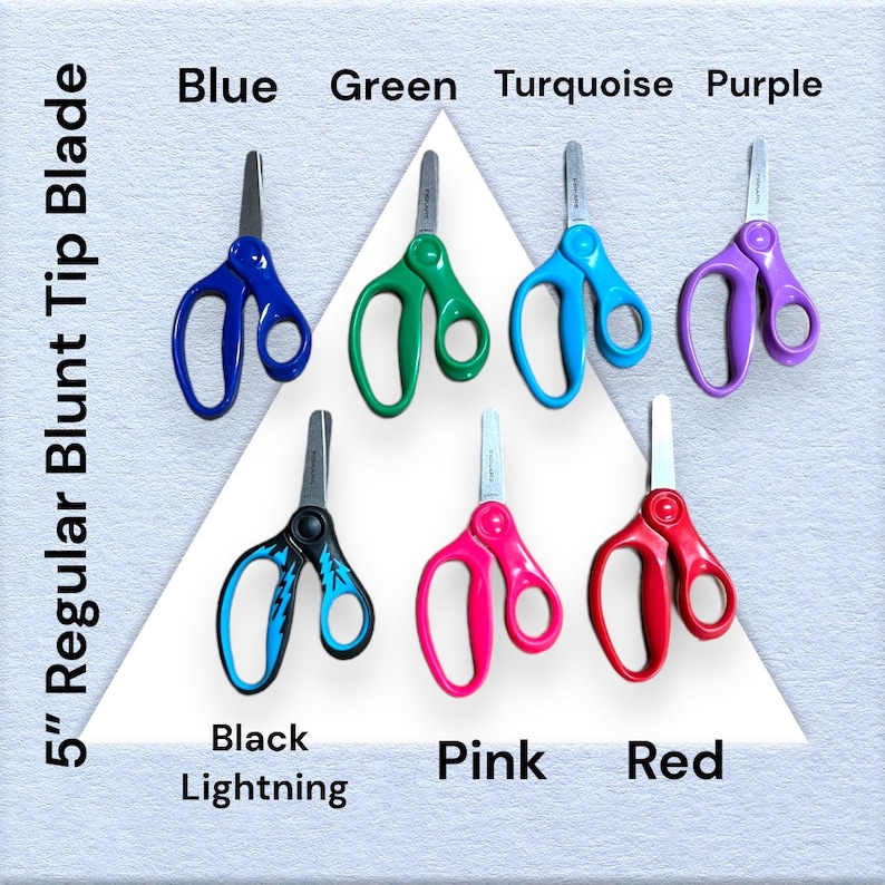 Back to School Supplies | Engraved 5" Kids Scissors | Children Scissors ...