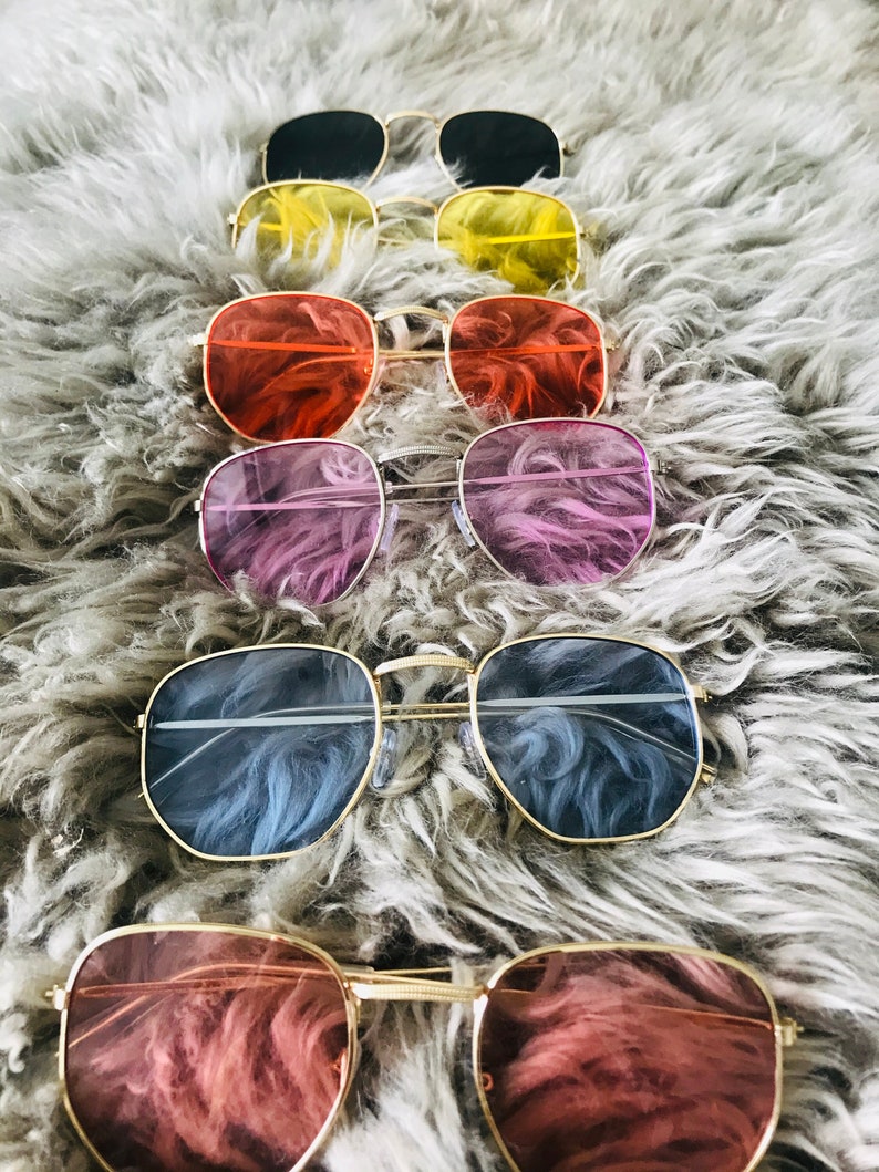 Retro Tinted Sunglasses – Mood Lift Shades, Limited Edition - Etsy