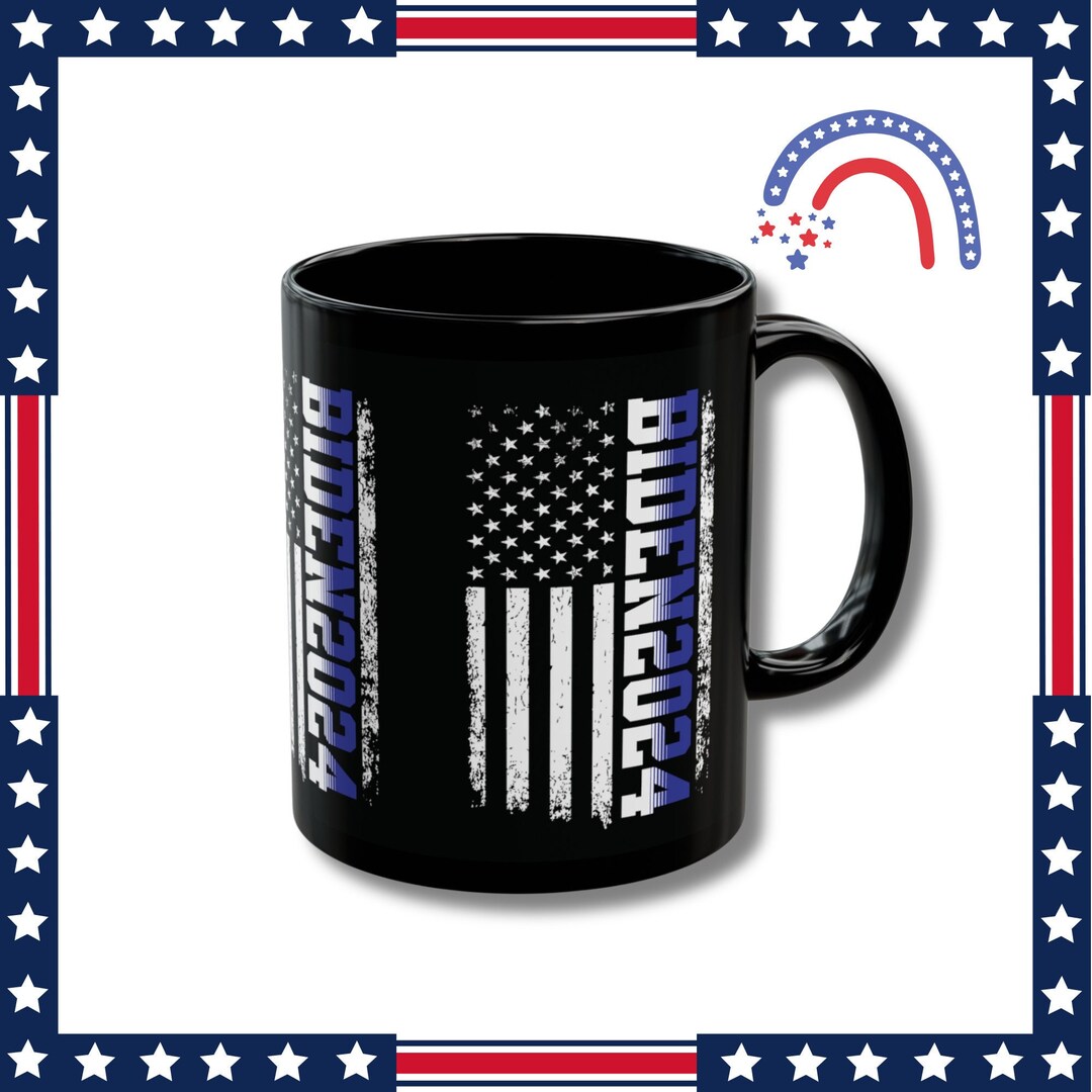 Biden 2024, Joe Biden, Biden Mug, American Flag, Political Mug, Biden ...