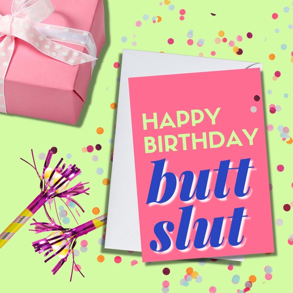 Slutty Greeting Cards - Etsy