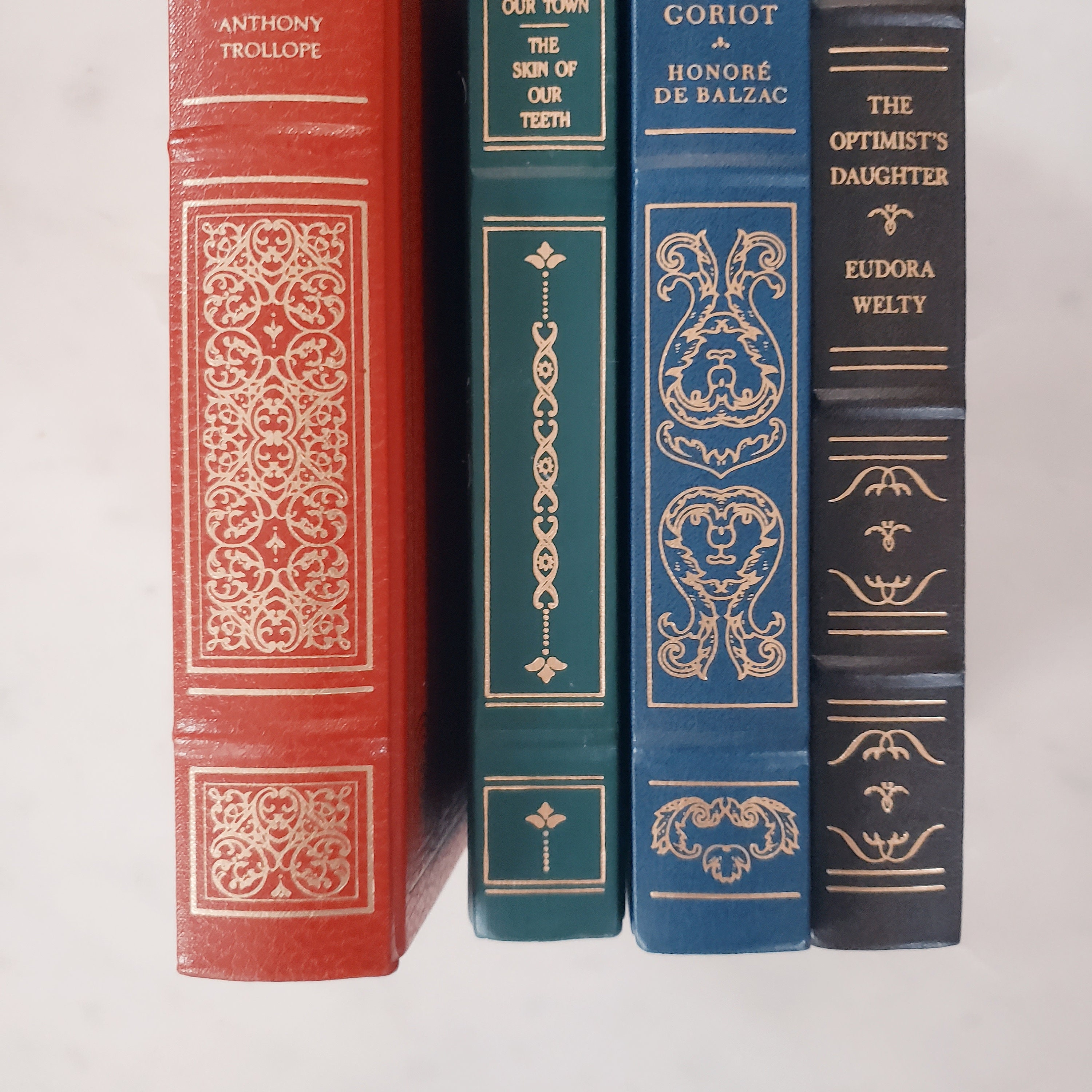 The Franklin Library Leather Books - Decorative Books for Shelf Decor ...