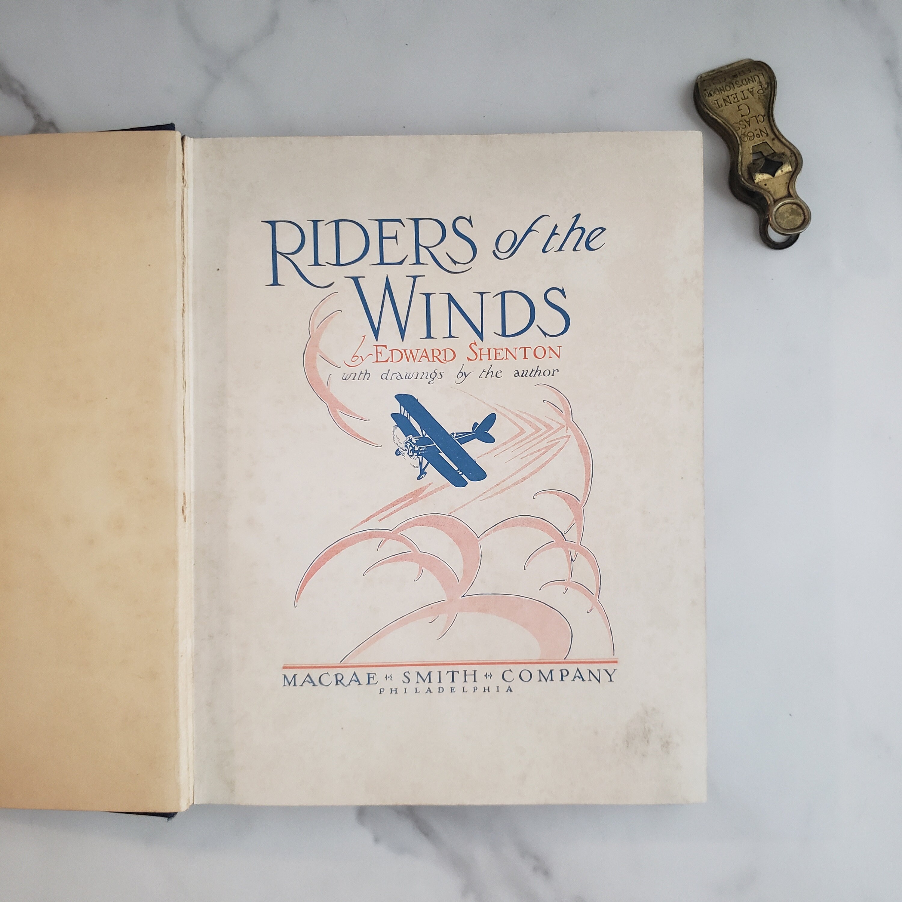 Vintage Illustrated Book - the Riders of the Wind by Edward Shenton ...