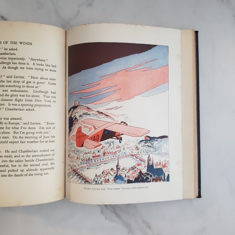Vintage Illustrated Book - the Riders of the Wind by Edward Shenton ...