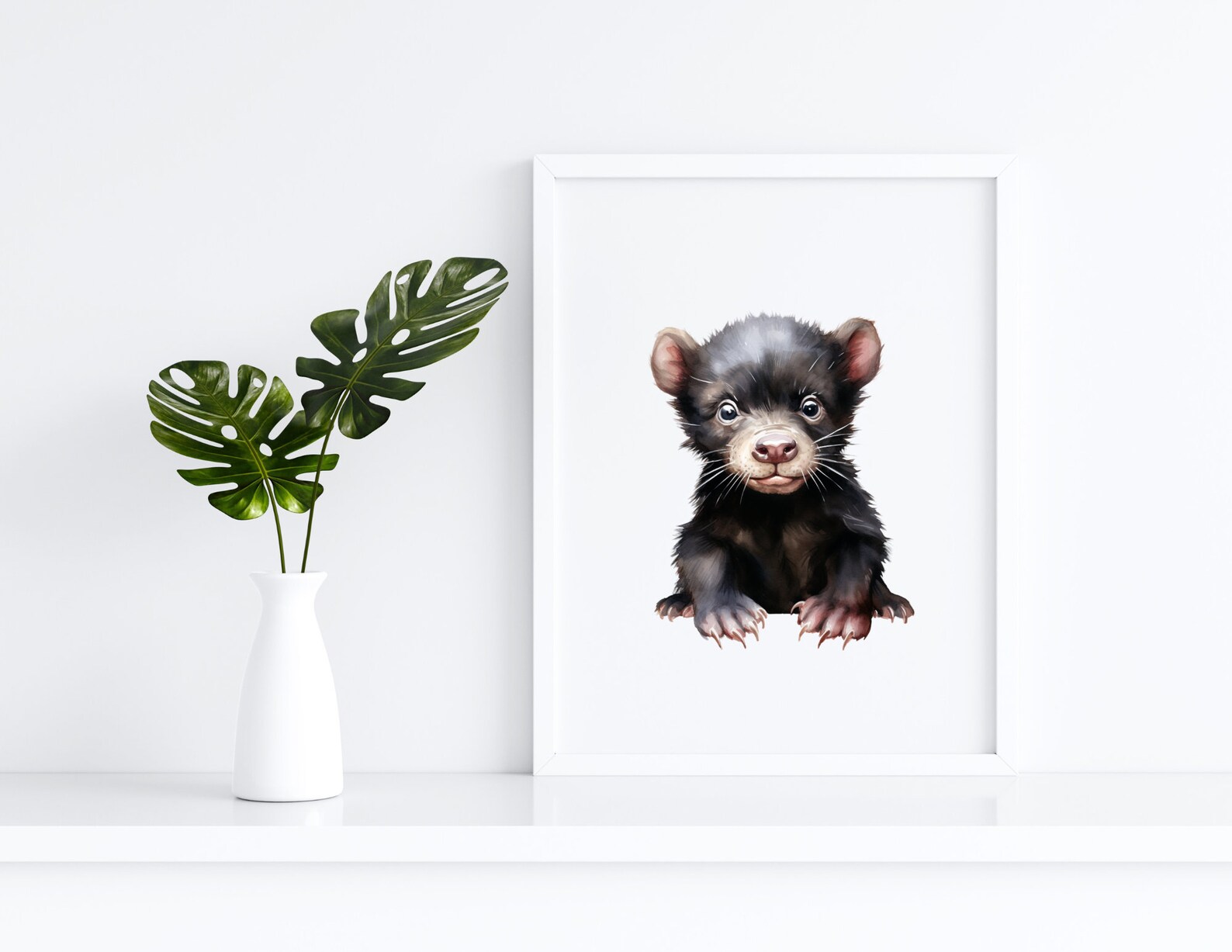 Watercolor Tasmanian Devil Clipart, PNG Digital Files on a Transparent ...